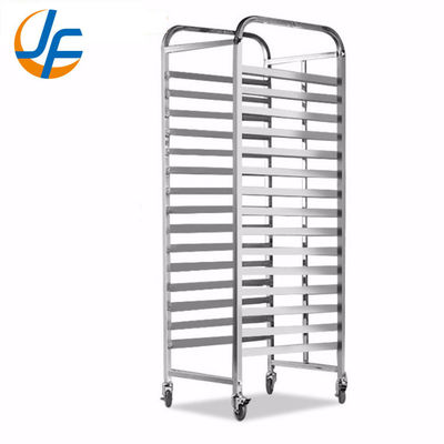 Roll in Stainless Steel Baking Tray Trolley Bun Pan Rack - 20 Pan