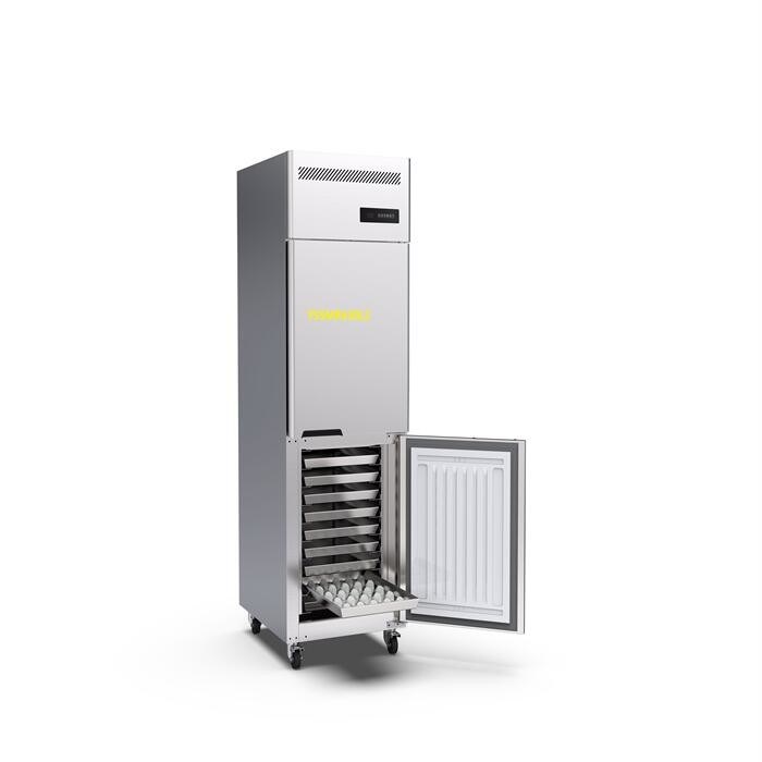 0.3kw 2 Door Commercial Upright Freezer Stainless Steel 15 Trays For ...