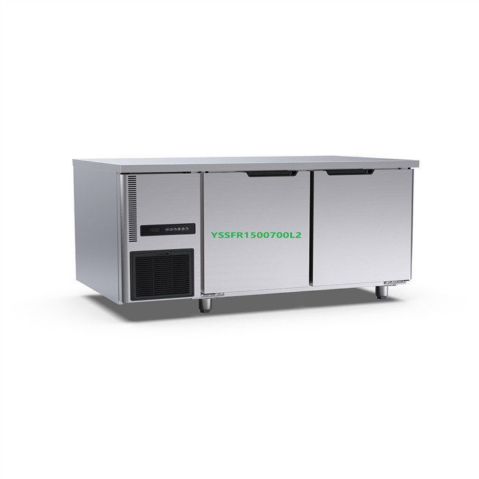 Commercial 2 Door Table Chiller Hotel Kitchen 360l Table Top Deep ...